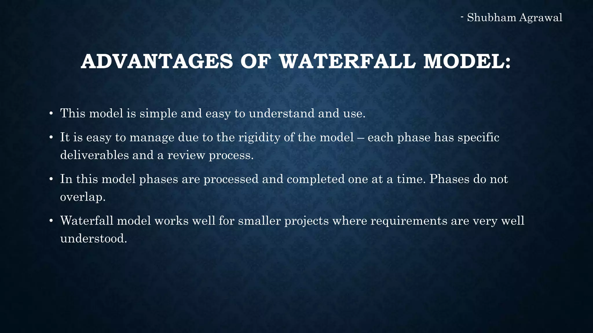 Comparison of waterfall model and prototype model | PPTX