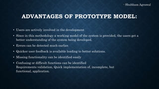 Comparison of waterfall model and prototype model | PPTX