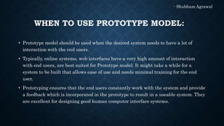Comparison of waterfall model and prototype model | PPTX