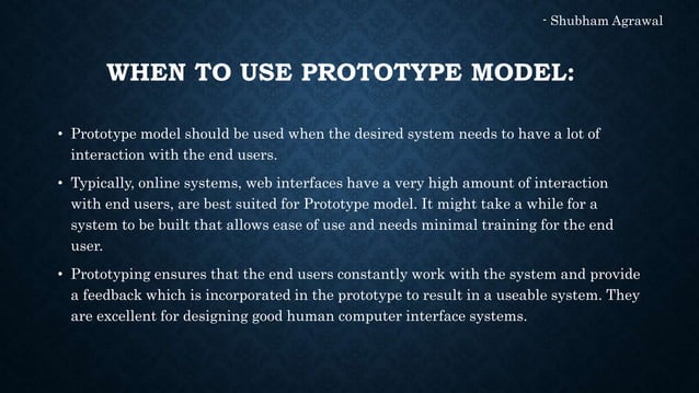 Comparison of waterfall model and prototype model | PPTX