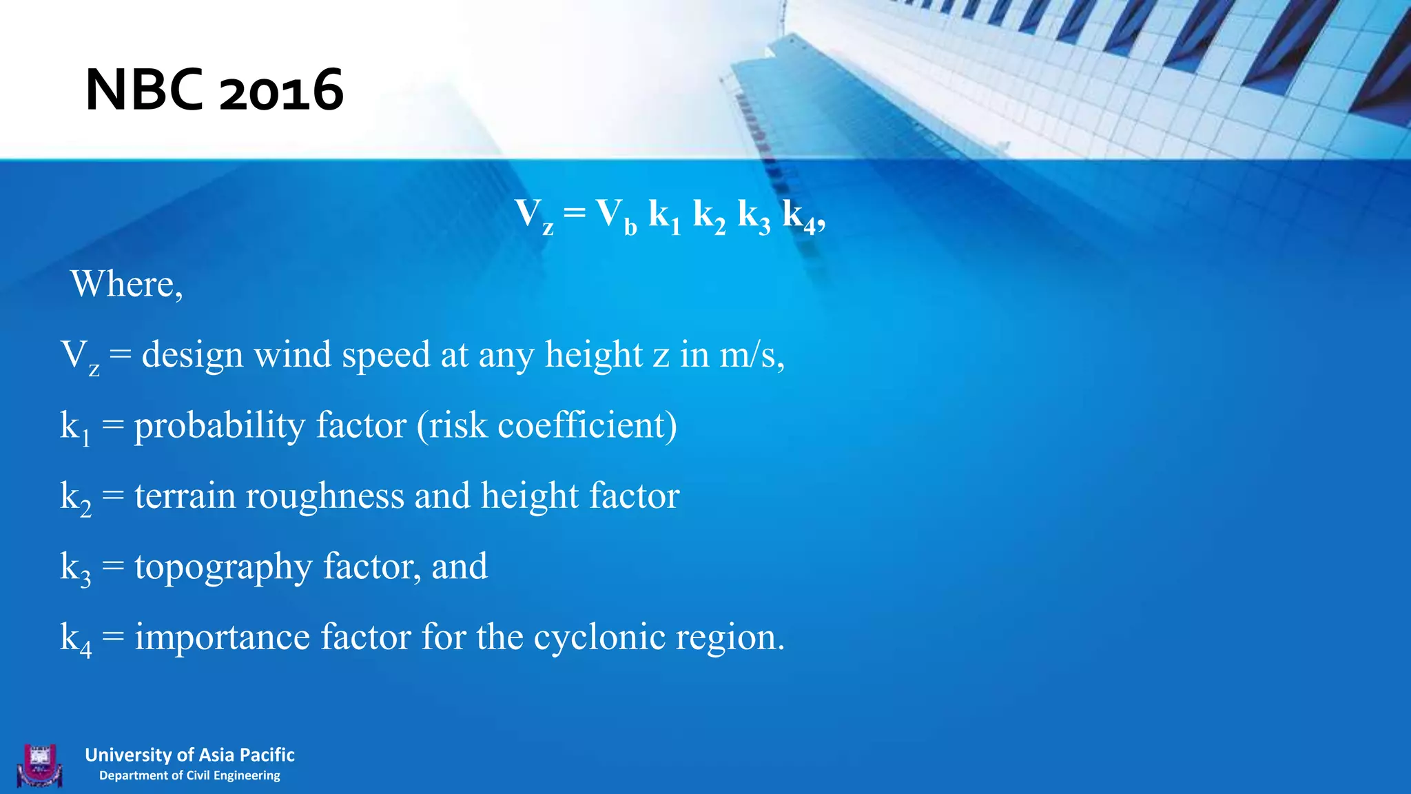 COMPARISON OF WIND LOAD ALONG WITH BNBC 1993, BNBC 2020.pptx