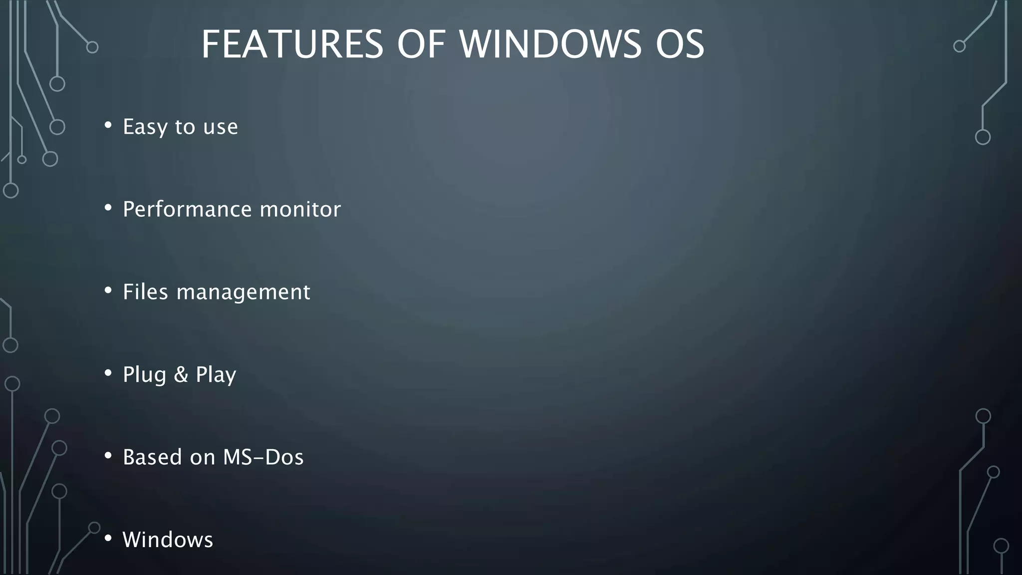 Comparison of windows linux and mac os | PPTX