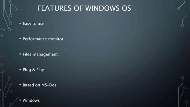 Comparison of windows linux and mac os | PPTX