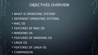 Comparison of windows linux and mac os | PPTX