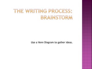 Comparison or contrast essay notes | ODP