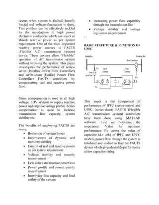 Comparison performance of ipfc copy | PDF