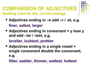 Comparatives and superlatives | PPS
