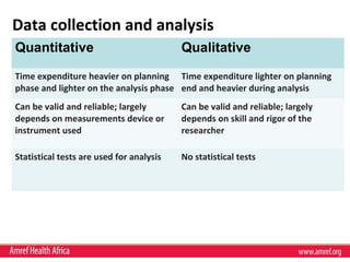 Comparison quantitative and qualitative | PPT