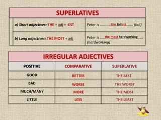 Comparison revision | PPT