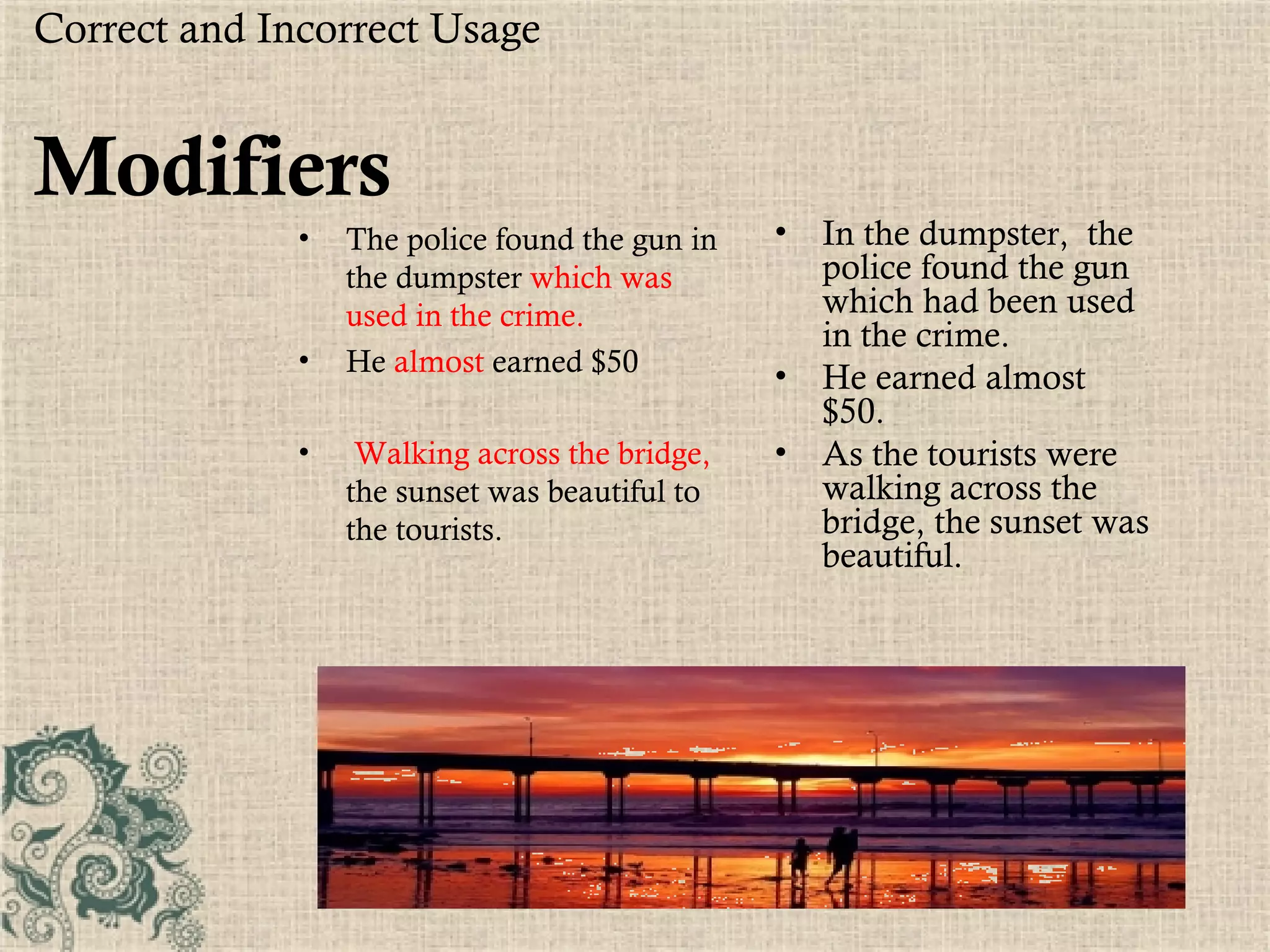 Comparisons & Modifiers | PPT