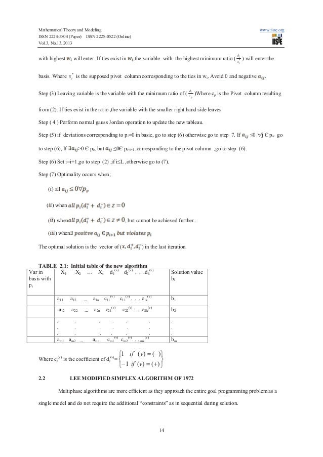 Comparisons of linear goal programming algorithms