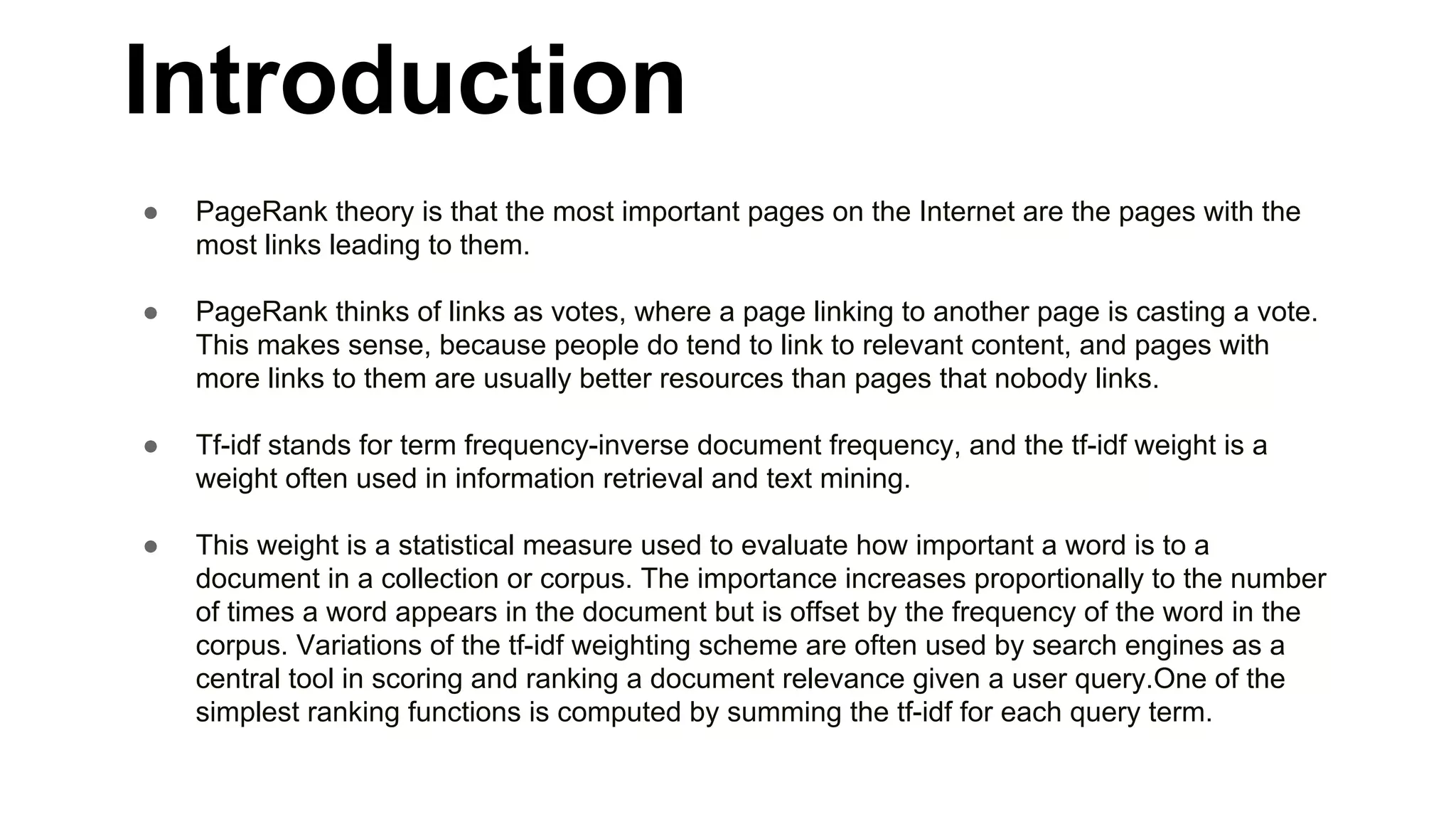 Comparisons of ranking algorithms | PPT