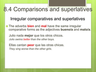 Comparisons superlatives notes | PPT