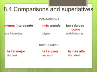 Comparisons superlatives notes | PPT