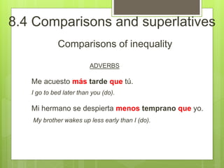 Comparisons superlatives notes | PPT