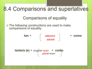 Comparisons superlatives notes | PPT