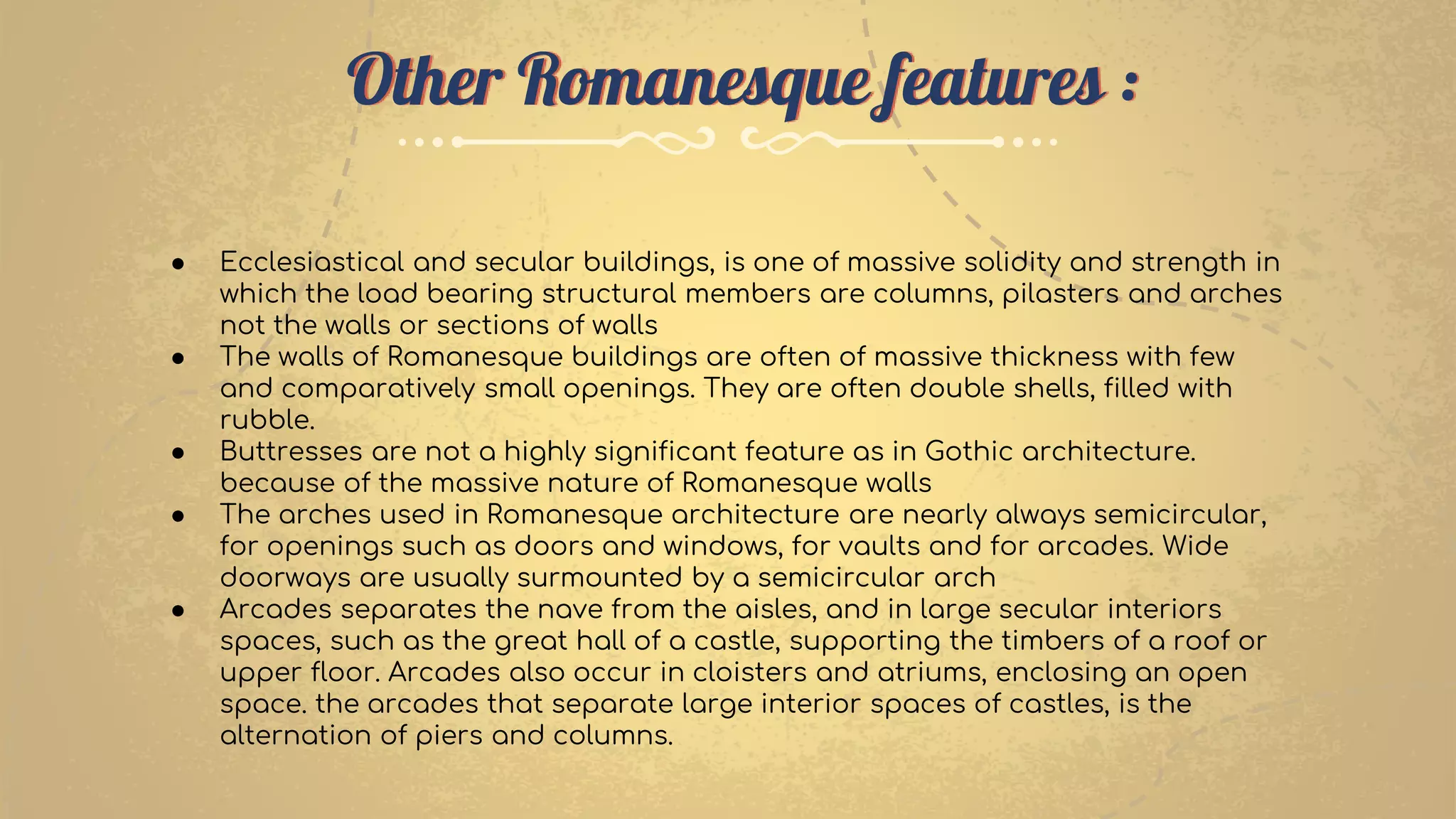 Comparison studies between Romanesque and Gothic architecture | PPTX