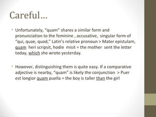 Unit Five - Comparisons with Quam | PPT