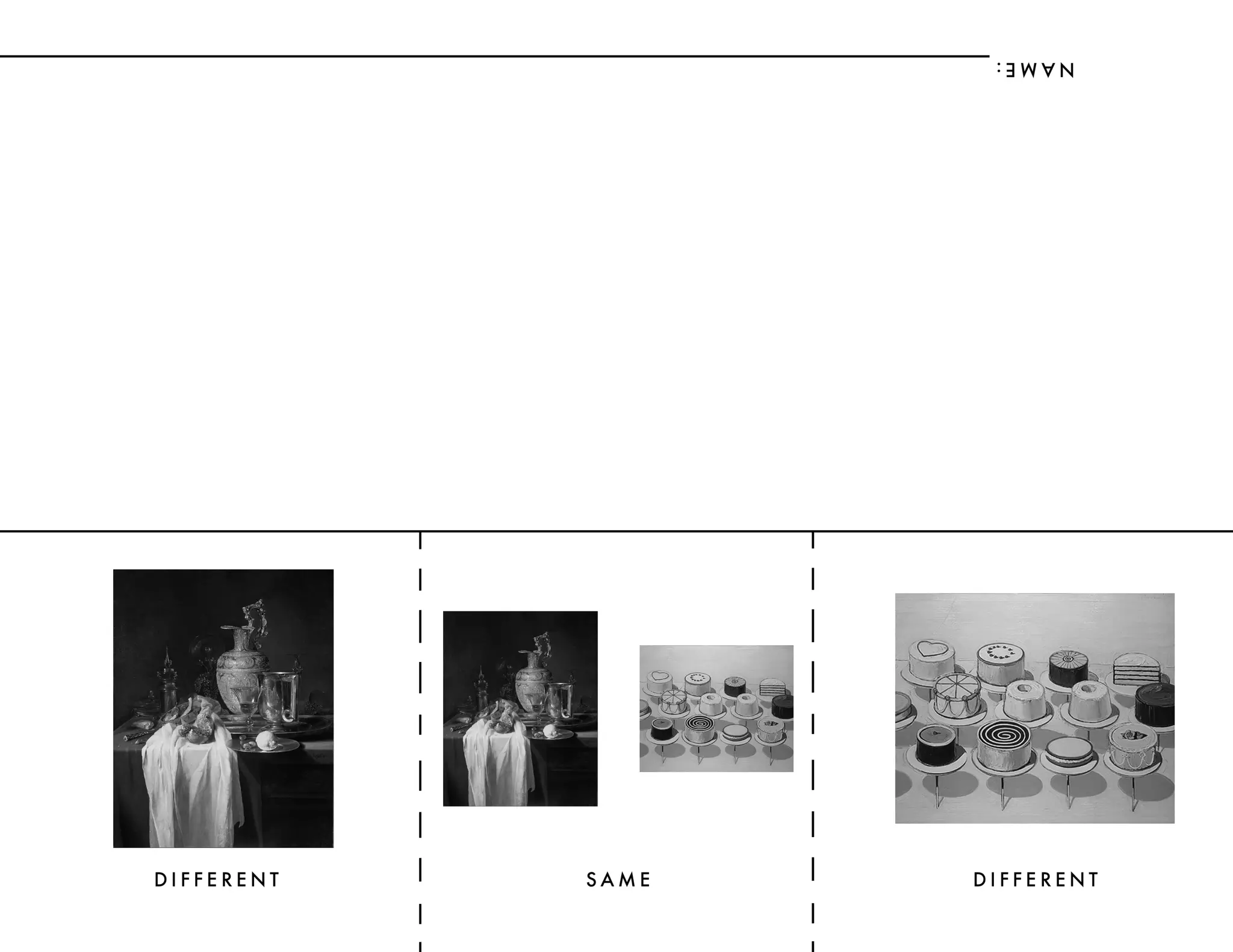 Comparison text structure foldable thiebaud | PDF | Fine Art
