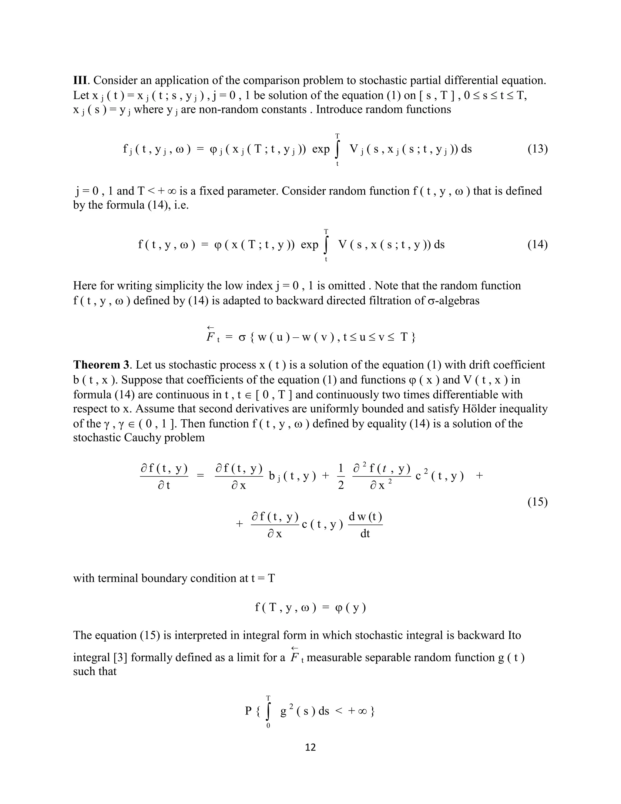 Comparison Theorems for SDEs | PDF