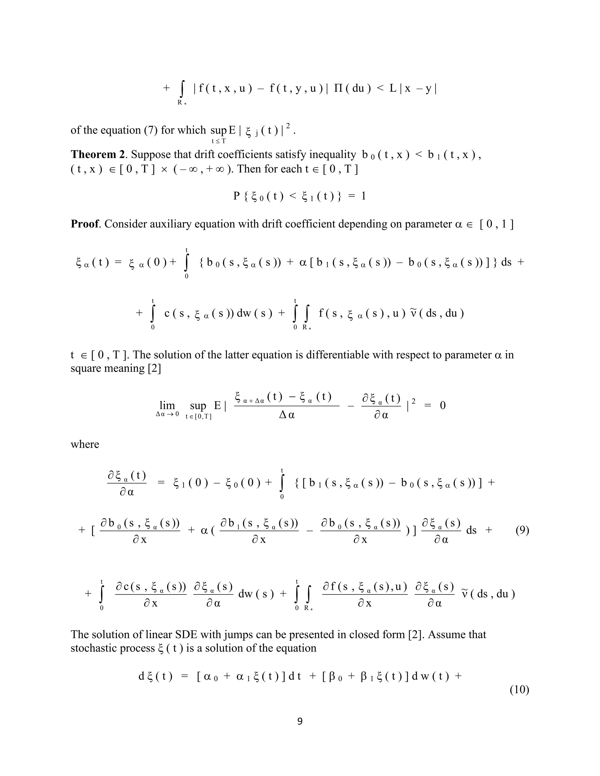 Comparison Theorems for SDEs | PDF Comparison Theorems for SDEs | PDF