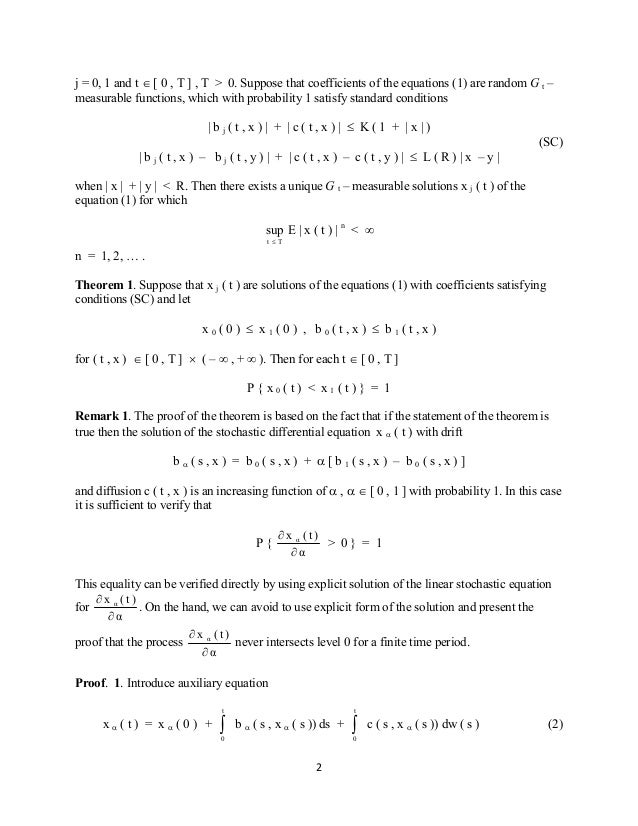 Comparison Theorems for SDEs