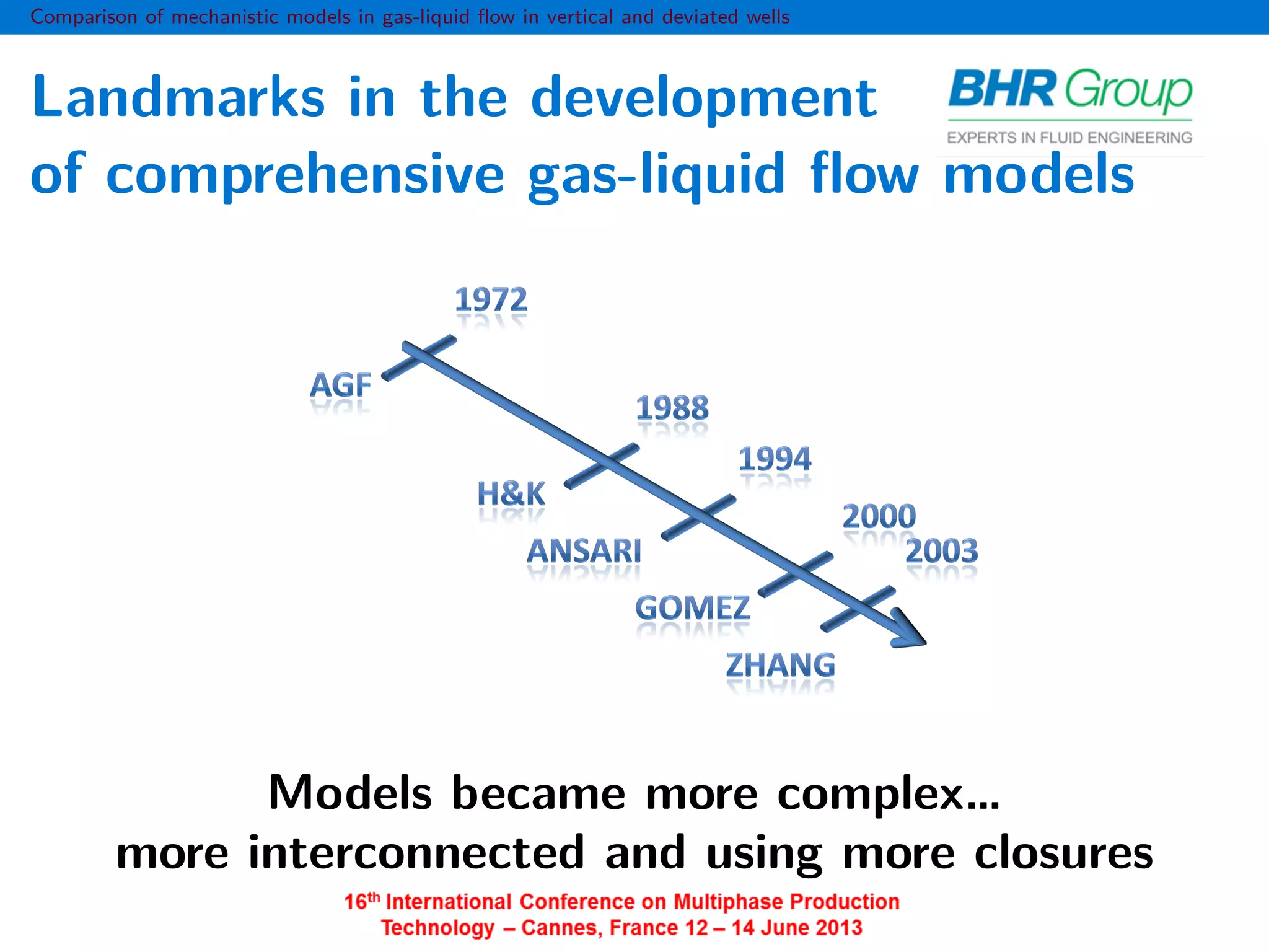 Comparison vertical flow models BHR Cannes June14 2013 | PPT