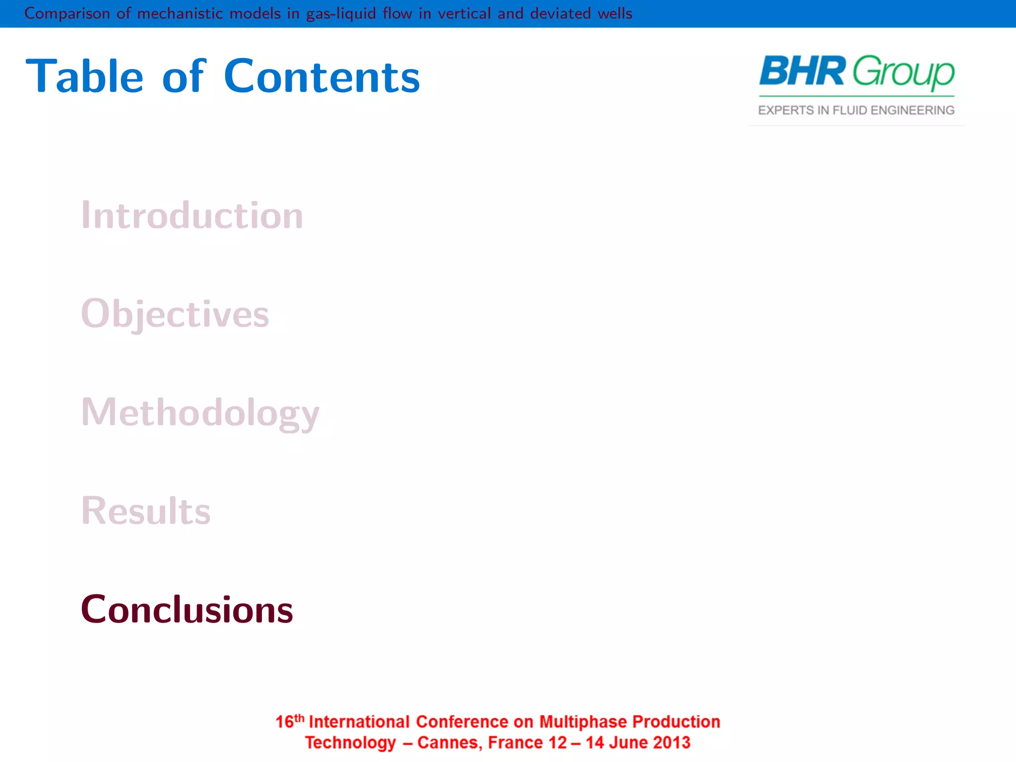 Comparison vertical flow models BHR Cannes June14 2013 | PPT