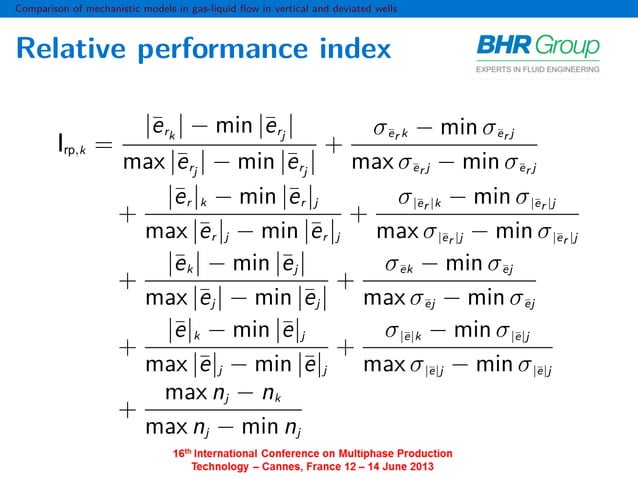 Comparison vertical flow models BHR Cannes June14 2013 | PPT