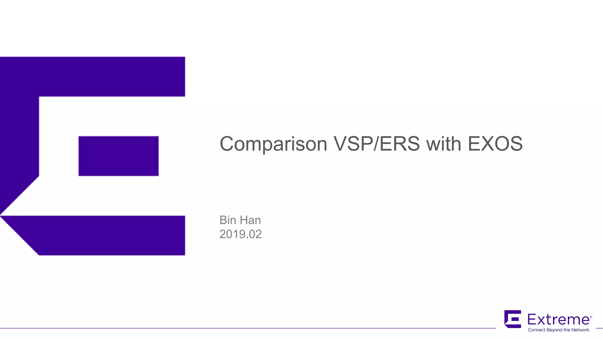 Comparison VSP/ERS with exos | PPTX