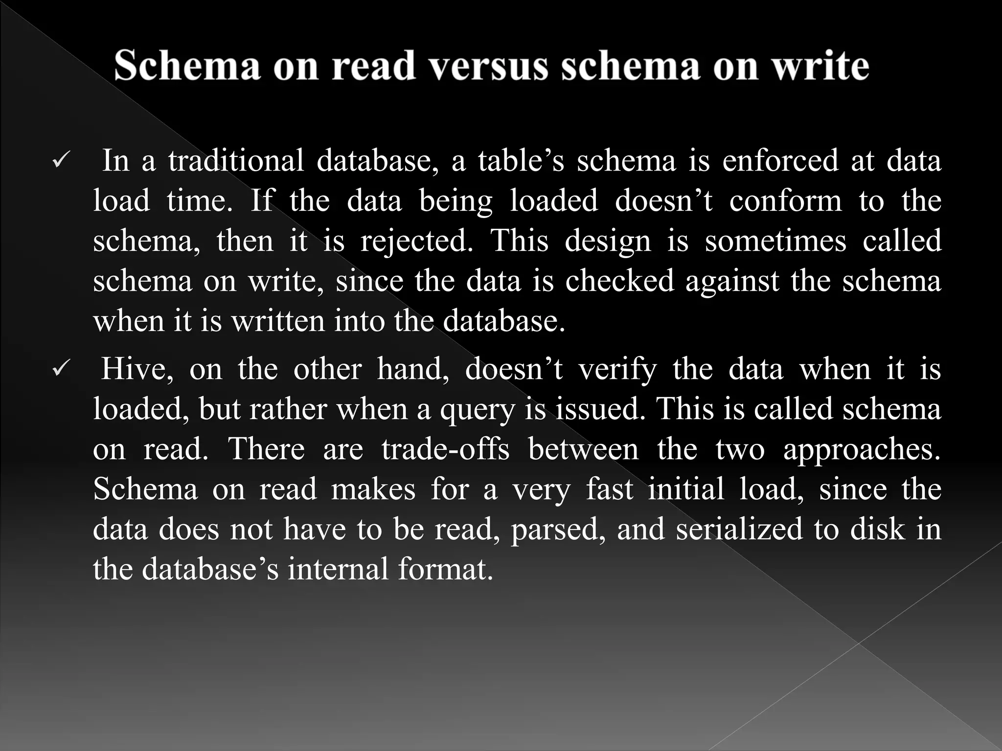 Comparison with Traditional databases | PPTX