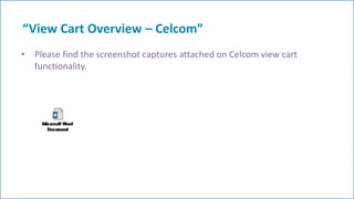 Comparitive analysis view cart | PPTX | Computer Software and ...