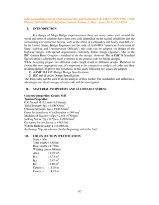 Comparitive analysis of box girder birdge | PDF