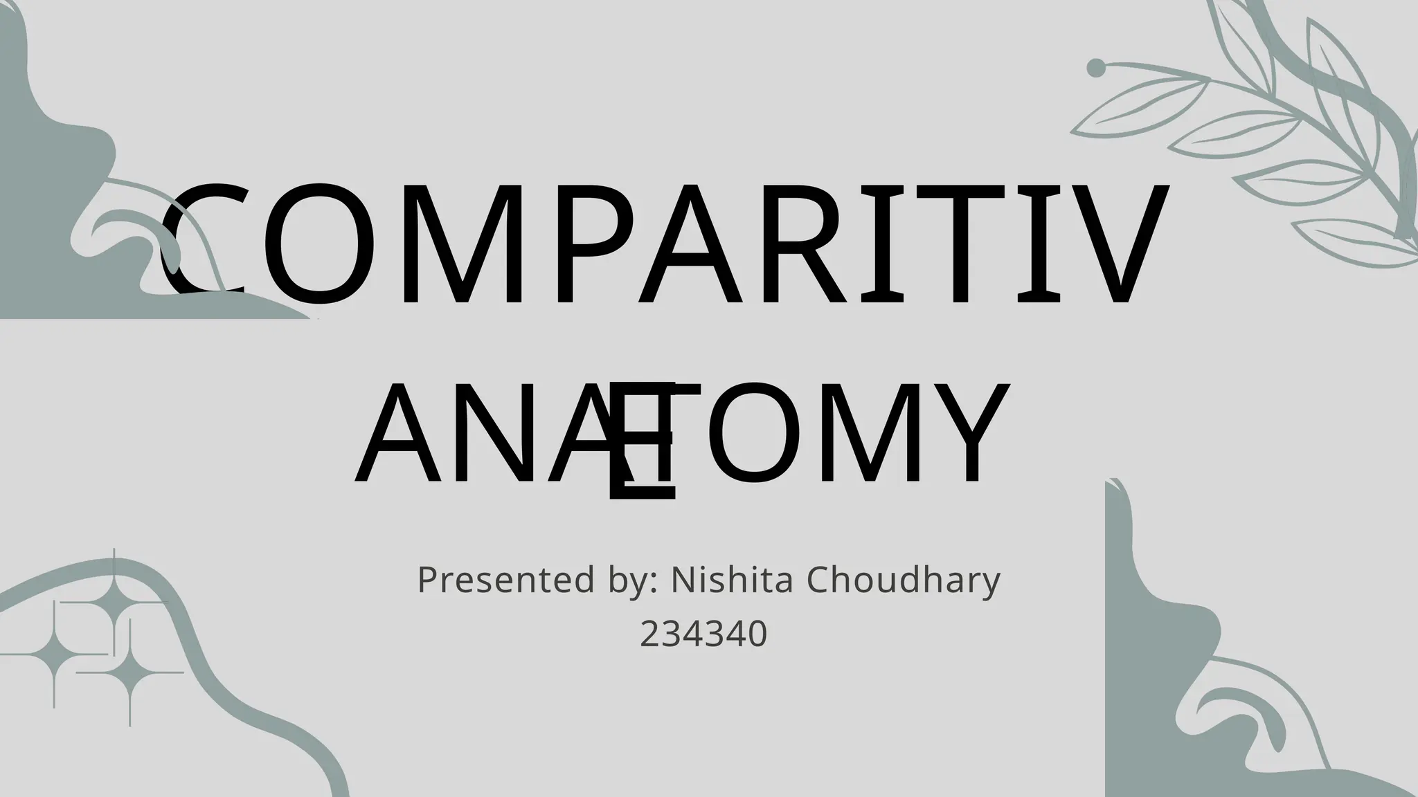 Comparitive Anatomy[1] Fiedjeeeenal.pptx