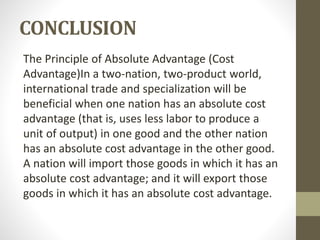 COMPARITIVE COST ADVANTAGE .pptx