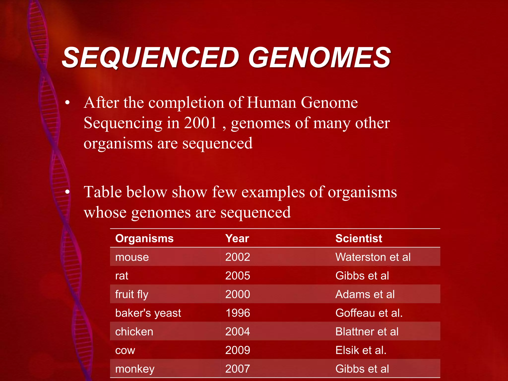 Comparitive genomics | PDF