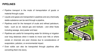 Comparitive study between different modes of transportation | PPTX