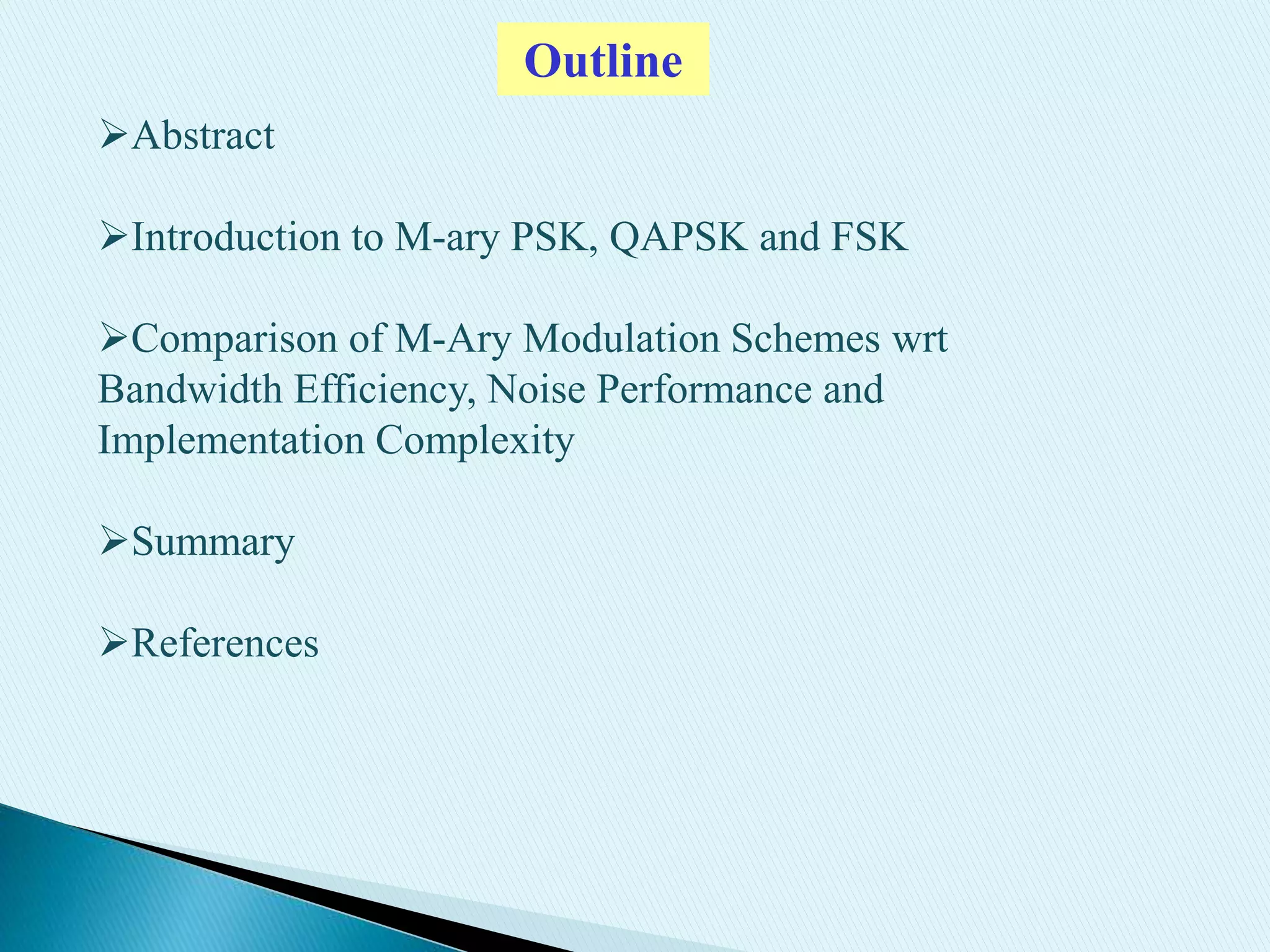Comparsion of M-Ary psk,fsk,qapsk.pptx | Digital Audio | Computer ...