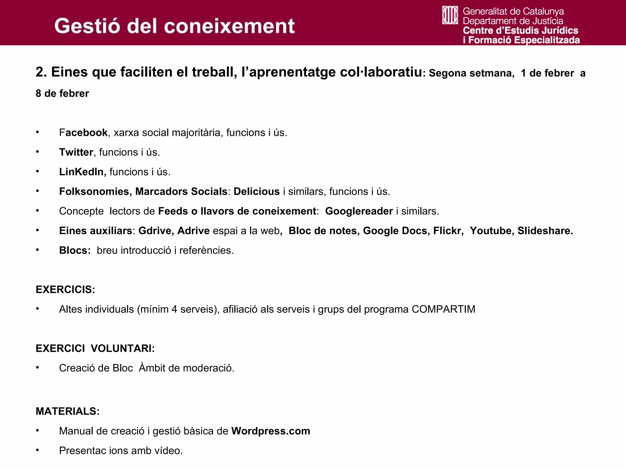 Compartim-Eines 2.0 | PPT