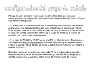 Compartir Recursos De Una Red | PPT