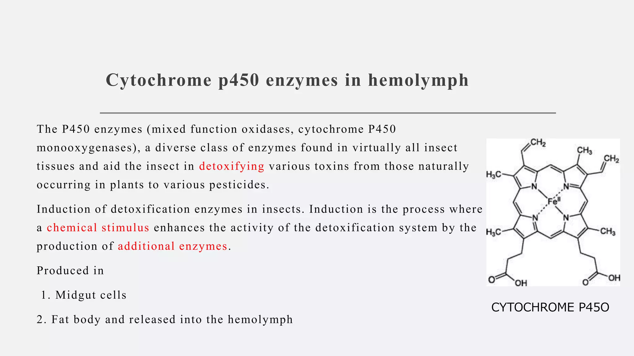 Compartmentalisation of enzymes in insects | PPTX