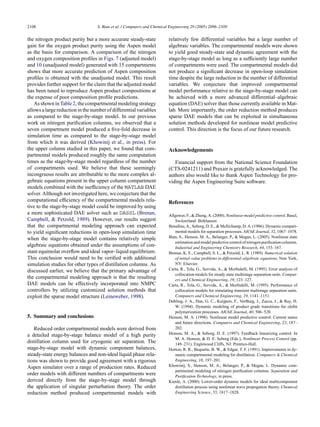 Compartmental modeling of high purity air separation columns | PDF