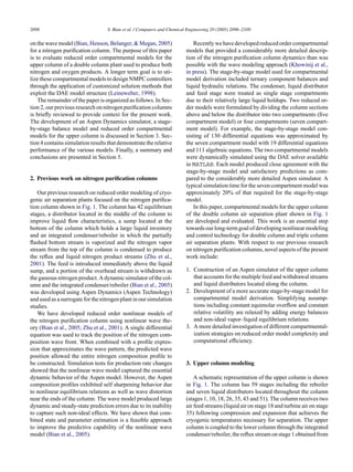 Compartmental modeling of high purity air separation columns | PDF