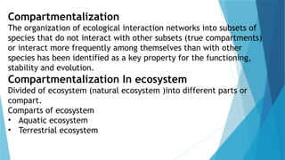 Comprehensive Overview of Ecosystem Compartmentalization and Types | PPTX