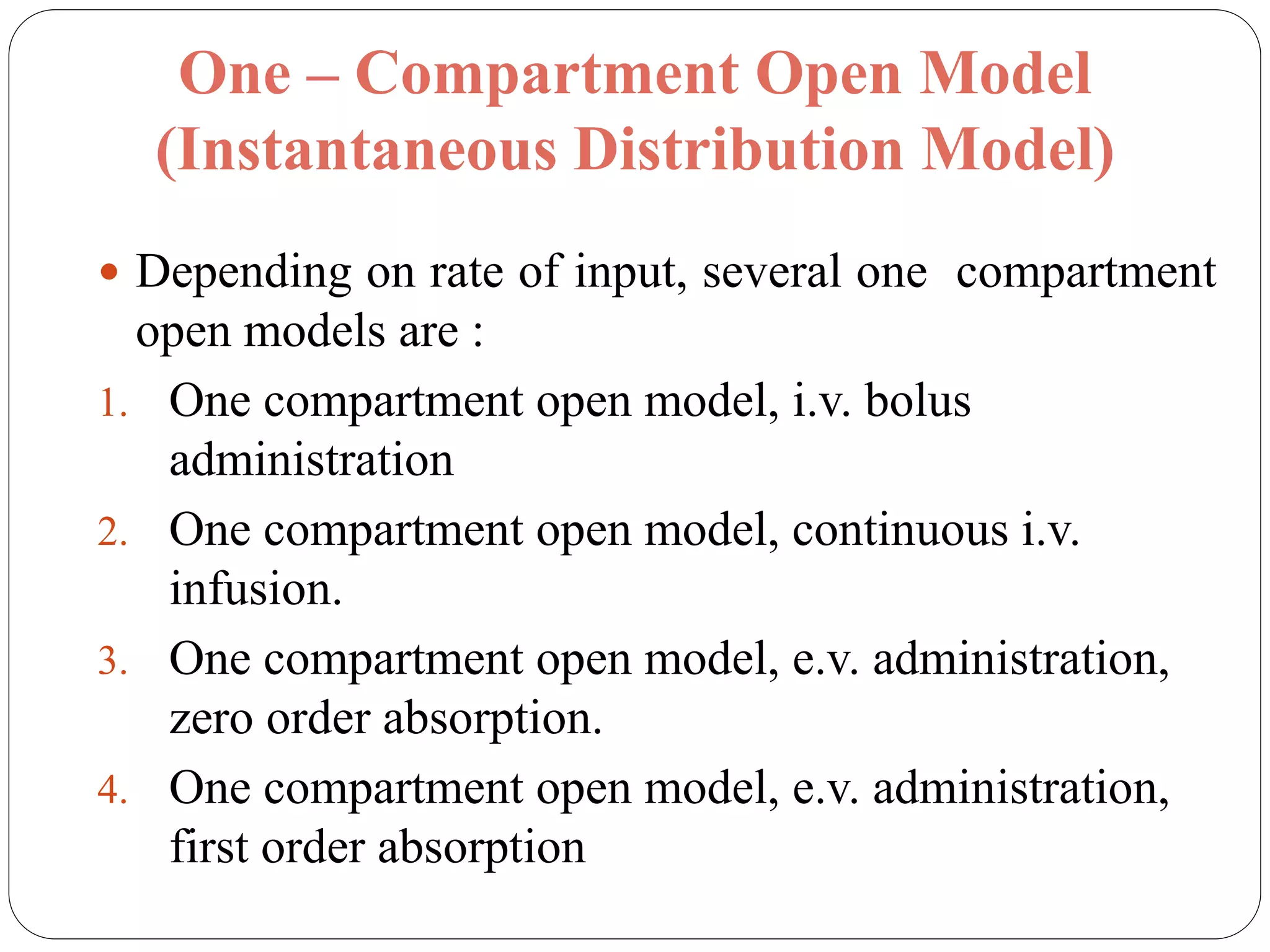 Compartment modeling | PPTX