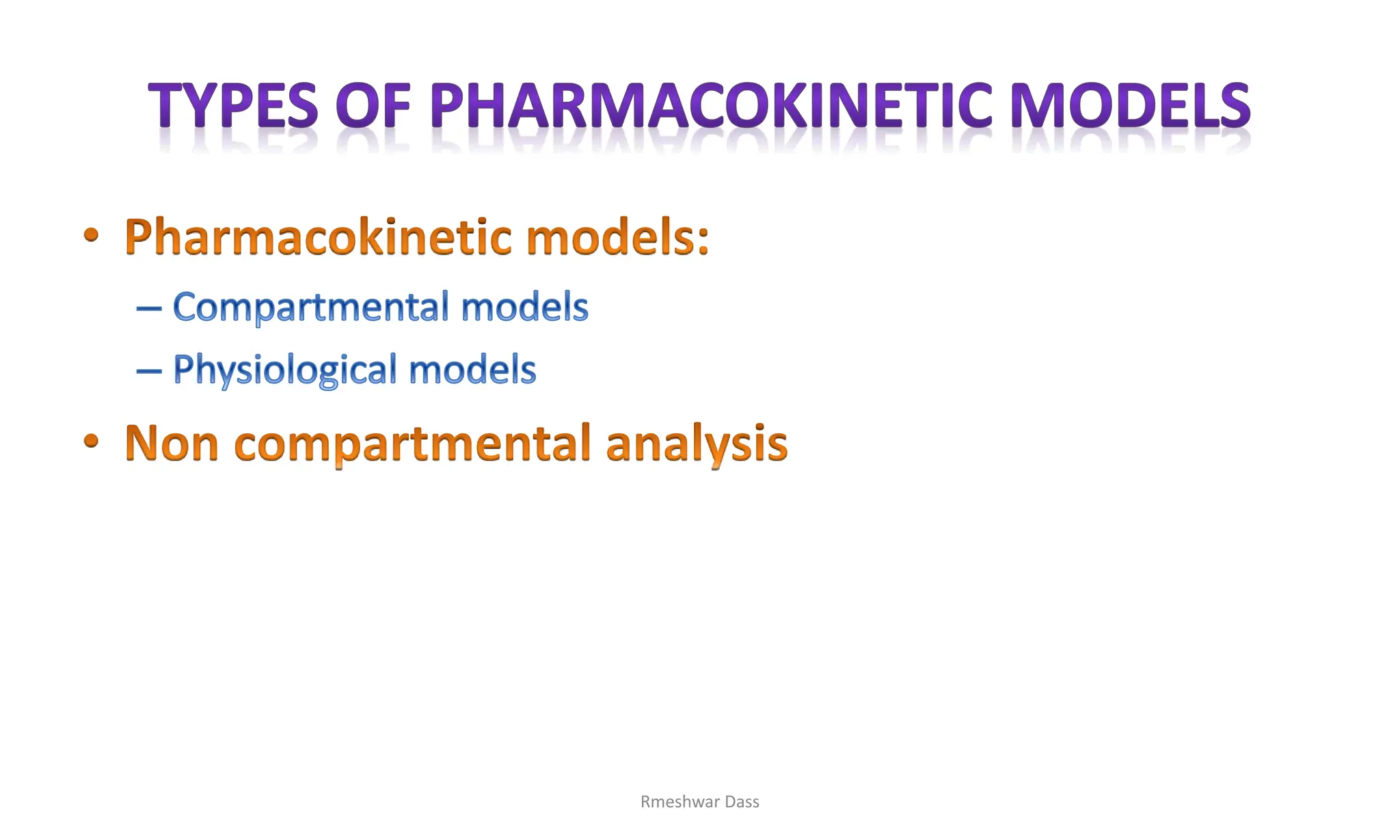Compartment Models (one and Two) and Pharmacokinetic.pptx