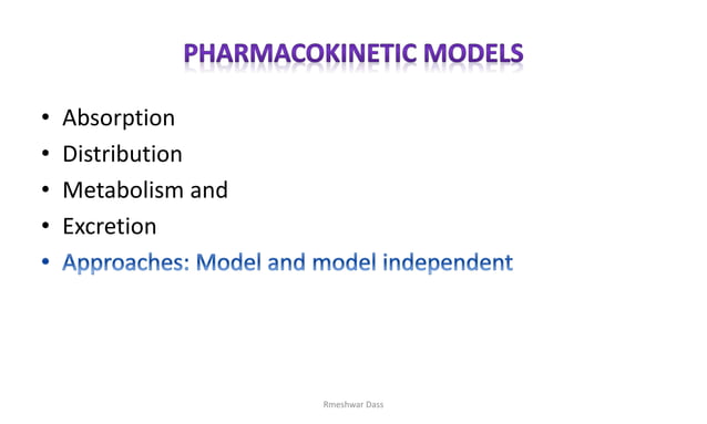 Compartment Models (one and Two) and Pharmacokinetic.pptx
