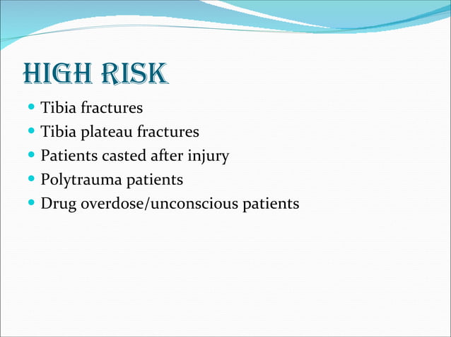 Compartment Syndrome Ppt