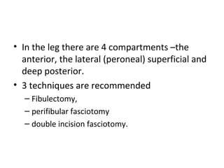 Compartment syndrome | PPT