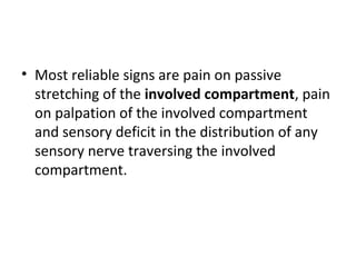 Compartment syndrome | PPT